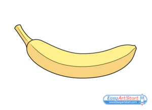 How to Draw a Banana Step by Step - EasyArtStart