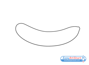 How to Draw a Banana Step by Step - EasyArtStart