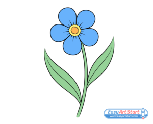 How to Draw a Flower Step by Step - EasyArtStart
