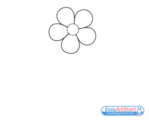How to Draw a Flower Step by Step - EasyArtStart