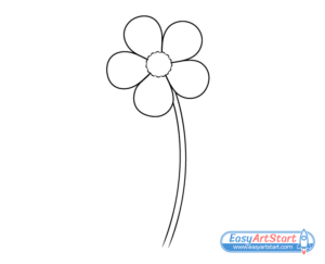 How to Draw a Flower Step by Step - EasyArtStart