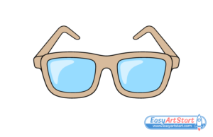 How to Draw Glasses in Six Easy Steps - EasyArtStart