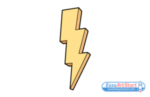 How to Draw a Lightning Bolt Step by Step - EasyArtStart