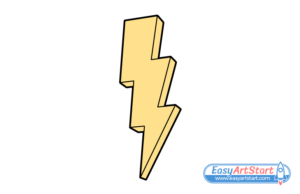 How to Draw a Lightning Bolt Step by Step - EasyArtStart