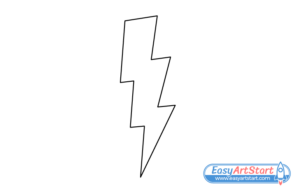 How to Draw a Lightning Bolt Step by Step - EasyArtStart