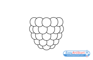How to Draw a Raspberry in 8 Steps - EasyArtStart