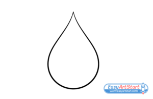 How to Draw a Water Drop in 4 Easy Step - EasyArtStart