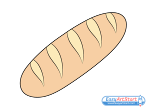 How to Draw Bread in 4 Easy Steps - EasyArtStart