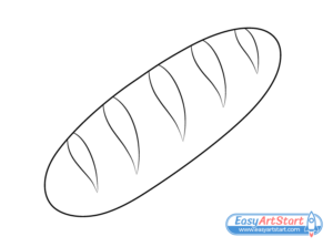 How to Draw Bread in 4 Easy Steps - EasyArtStart