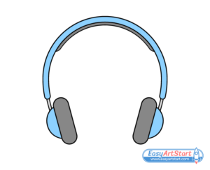 How to Draw Headphones Step by Step - EasyArtStart