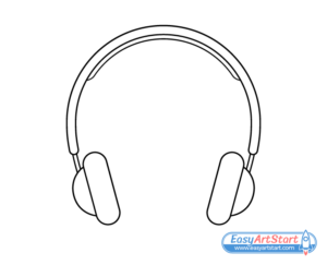 How to Draw Headphones Step by Step - EasyArtStart