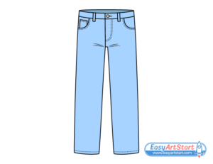 How to Draw Jeans in 8 Steps - EasyArtStart