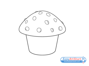 How to Draw a Muffin Step by Step - EasyArtStart