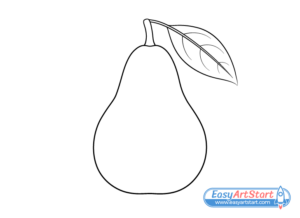 How to Draw a Pear (6 Easy Steps) - EasyArtStart