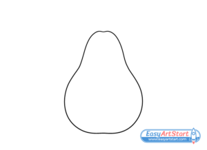 How to Draw a Pear (6 Easy Steps) - EasyArtStart