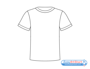 How to Draw a T-Shirt Step by Step - EasyArtStart