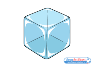 How to Draw an Ice Cube (8 Steps) - EasyArtStart
