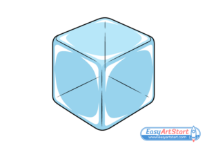 How to Draw an Ice Cube (8 Steps) - EasyArtStart