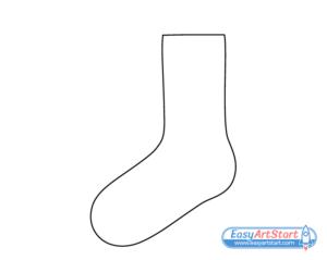 How to Draw Socks Step by Step - EasyArtStart