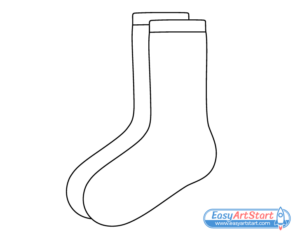 How to Draw Socks Step by Step - EasyArtStart