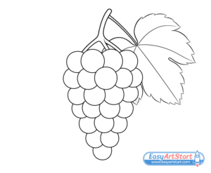 How to Draw Grapes (Step by Step Guide) - EasyArtStart