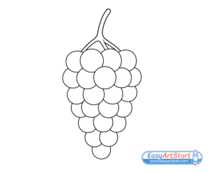 How to Draw Grapes (Step by Step Guide) - EasyArtStart