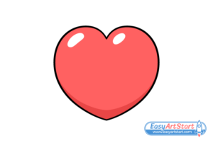 How to Draw a Heart in 6 Steps (Nice & Simple) - EasyArtStart