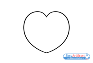 How to Draw a Heart in 6 Steps (Nice & Simple) - EasyArtStart