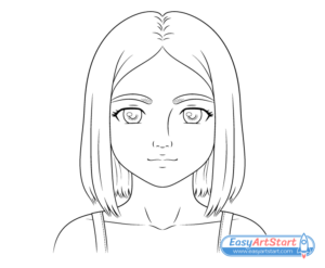 How to Draw a Pretty Girl Face in 12 Steps - EasyArtStart
