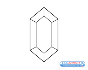 How to Draw a Gemstone With a Nice & Simple Shape - EasyArtStart